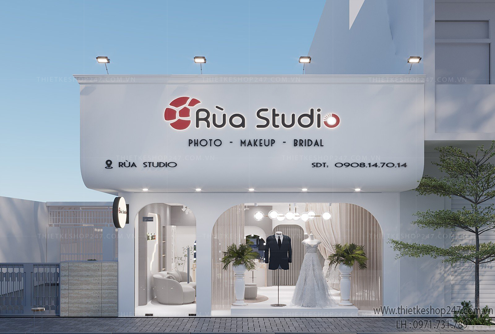 Thiết Kế Studio Áo Cưới - Home Home