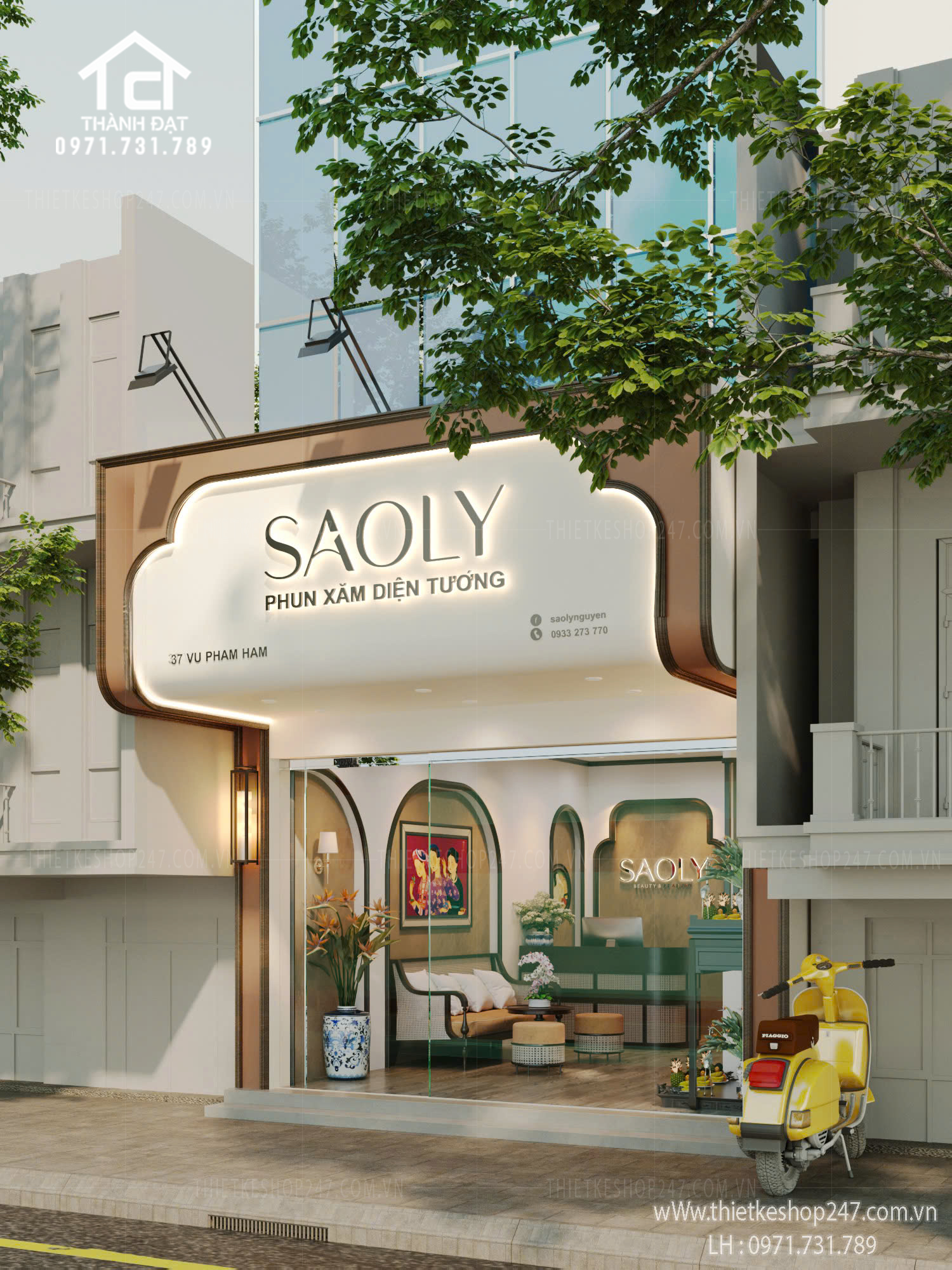 Mẫu thiết kế spa đẹp nổi bật và sang trọng – SAOLY