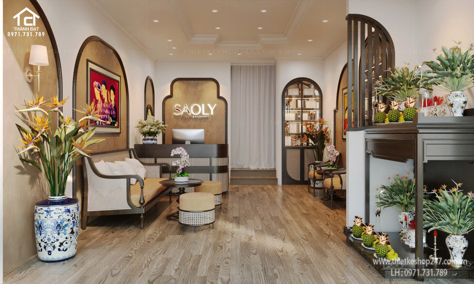 Mẫu thiết kế spa đẹp nổi bật và sang trọng – SAOLY